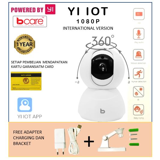 Bcare YI IOT IP Camera 360 White | Bcare Bcare YI IOT IP Camera 360 White | Bcare